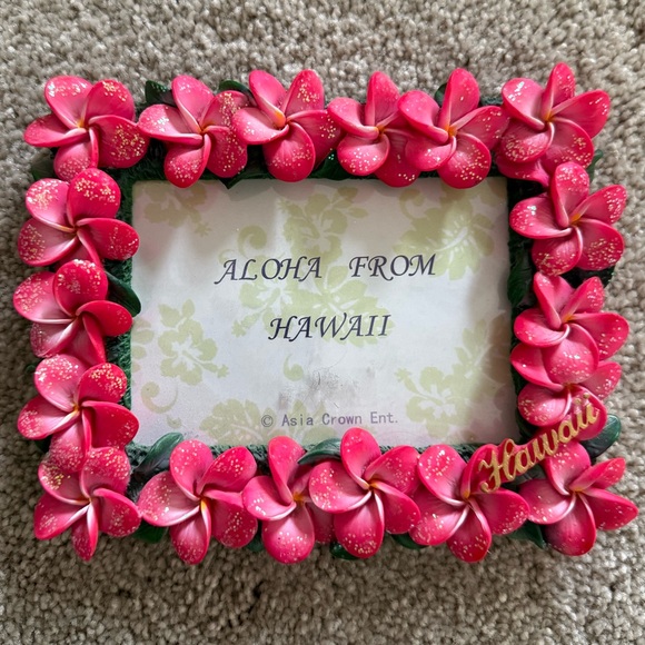 Accents | Nwt Hawaii Picture Frame Pink Flowers | Poshmark